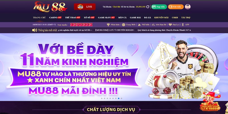 Mu88 Link Vào Nhà Cái Mu88 Casino Uy Tín Nhận Ngay 158k